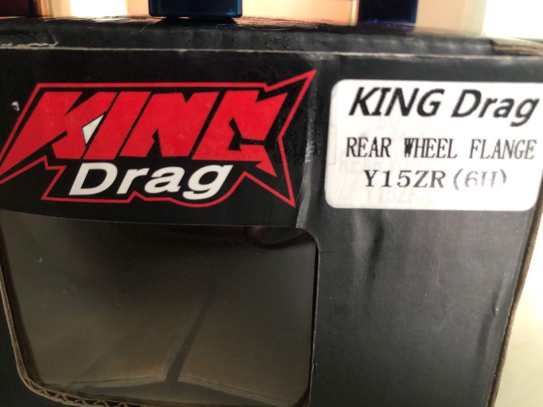 KING DRAG REAR HUB TITANIUM (6 Holes), Motorcycles, Motorcycle ...