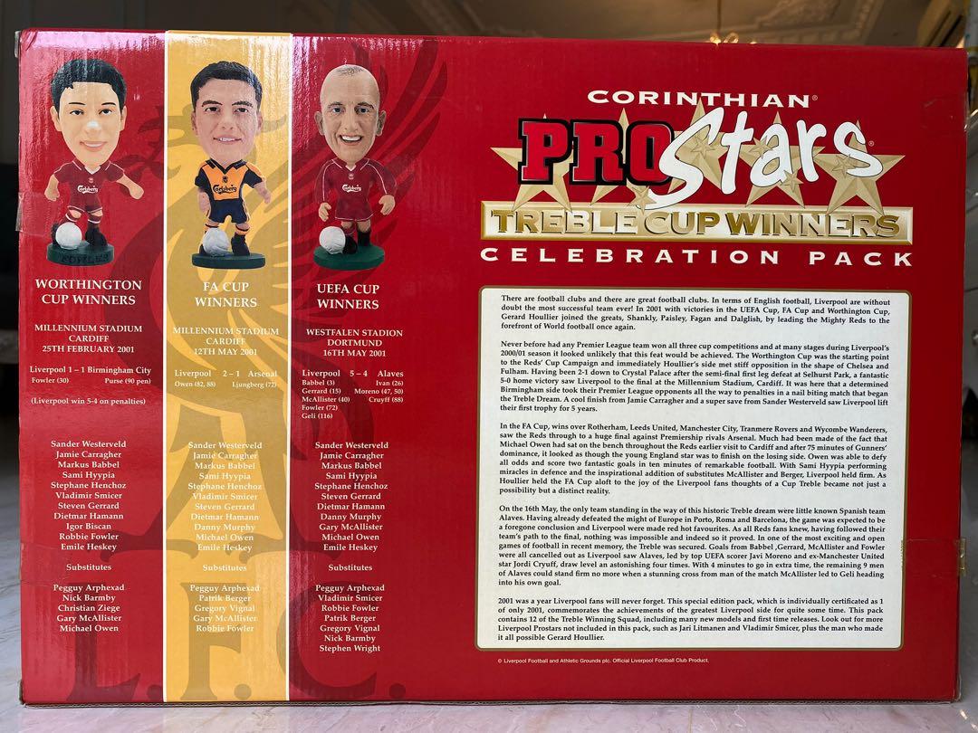 Liverpool Treble Cup Winners Celebration Pack figurines, Hobbies & Toys ...