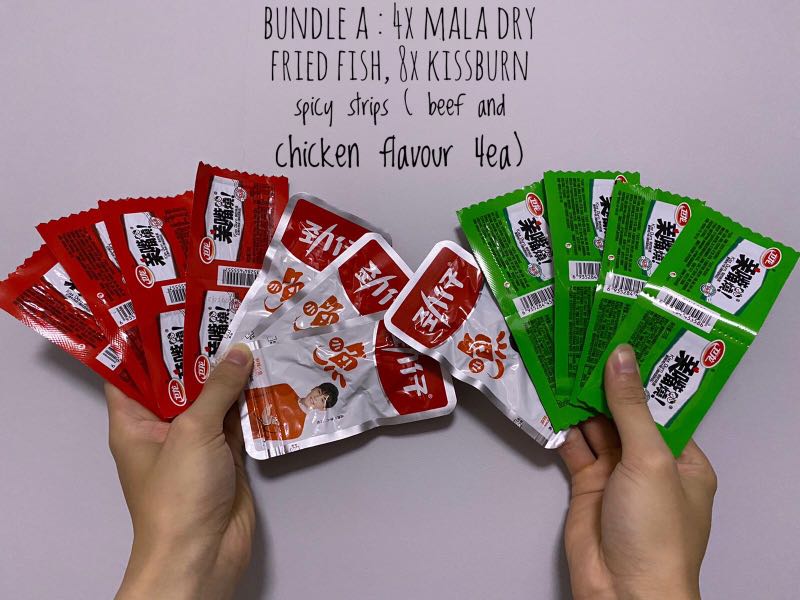 MALA KONJAC JELLY, KISSBURN SPICY STRIP, MALA XIAOYU, Food & Drinks ...