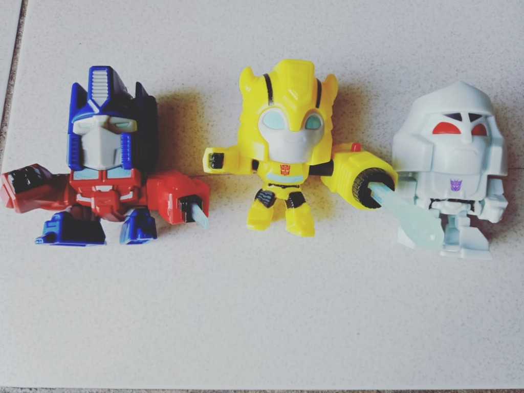 Mini Transformers Set by Mc.Do Happy Meals - Optimus Prime, Bumblebee ...
