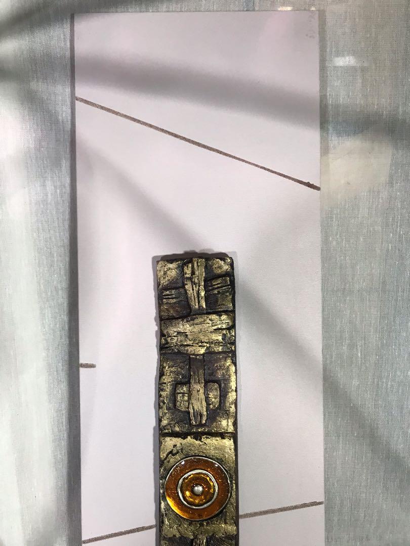 pair of 36 x 8 inches modern wall-hang artwork, Furniture & Home Living ...