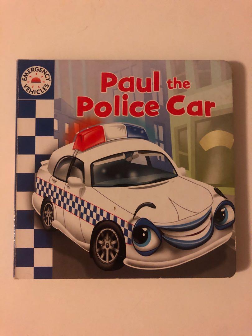 Paul Police Car story book, 興趣及遊戲, 書本 & 文具, 小說及非小說 - Carousell
