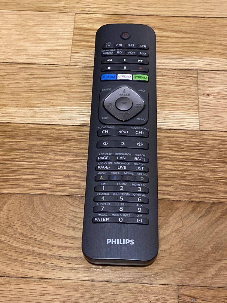 Philips Universal Remote SRP5018, TV & Home Appliances, TV ...