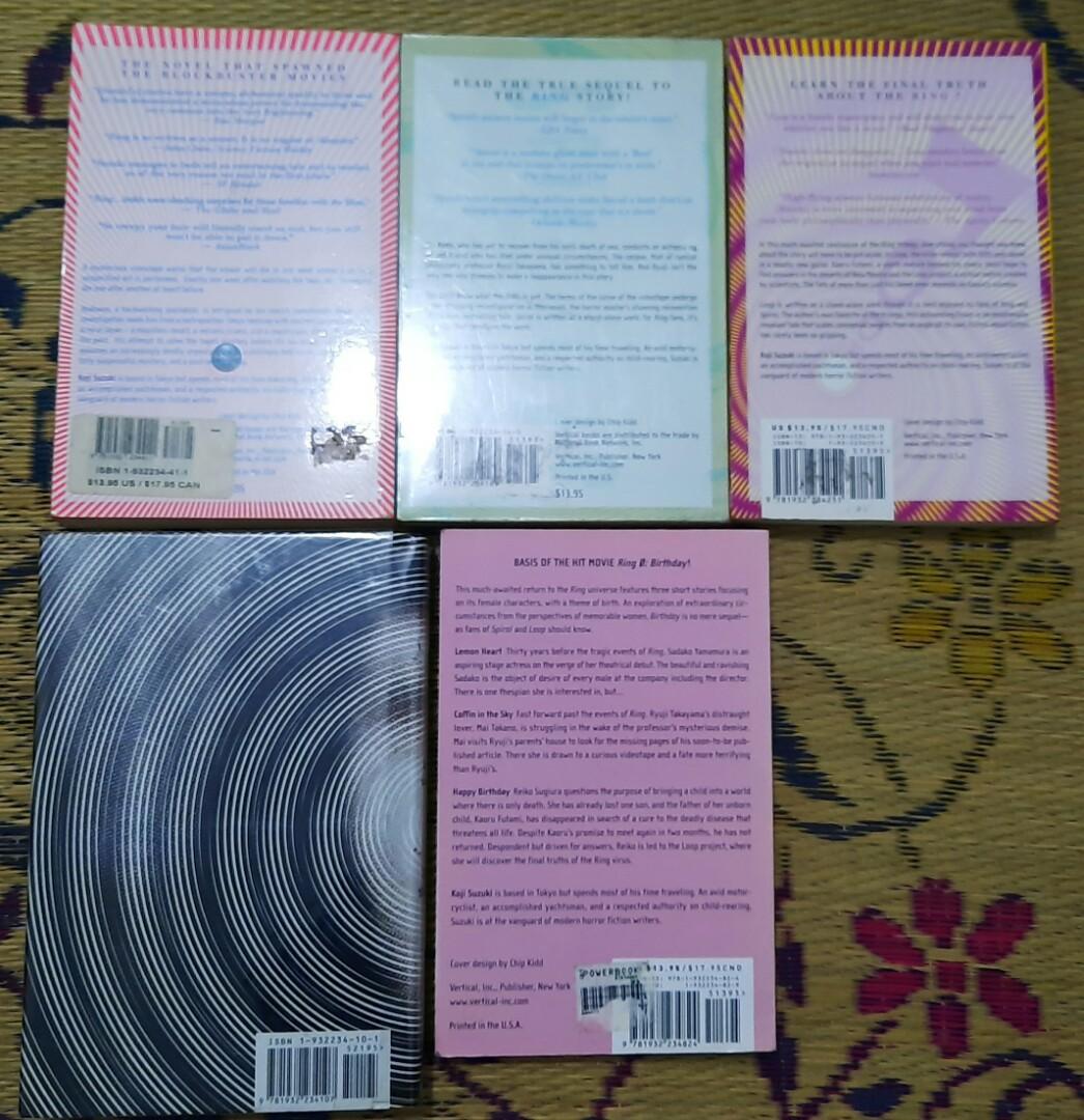 Ring (novel series) by Koji Suzuki - set, Hobbies & Toys, Books ...