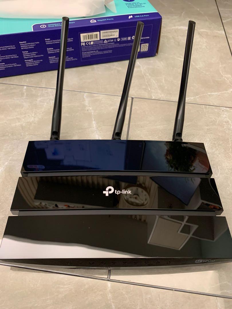 Router TP link AC1200, 電腦＆科技, 電腦周邊及配件, Wifi及上網相關產品 - Carousell