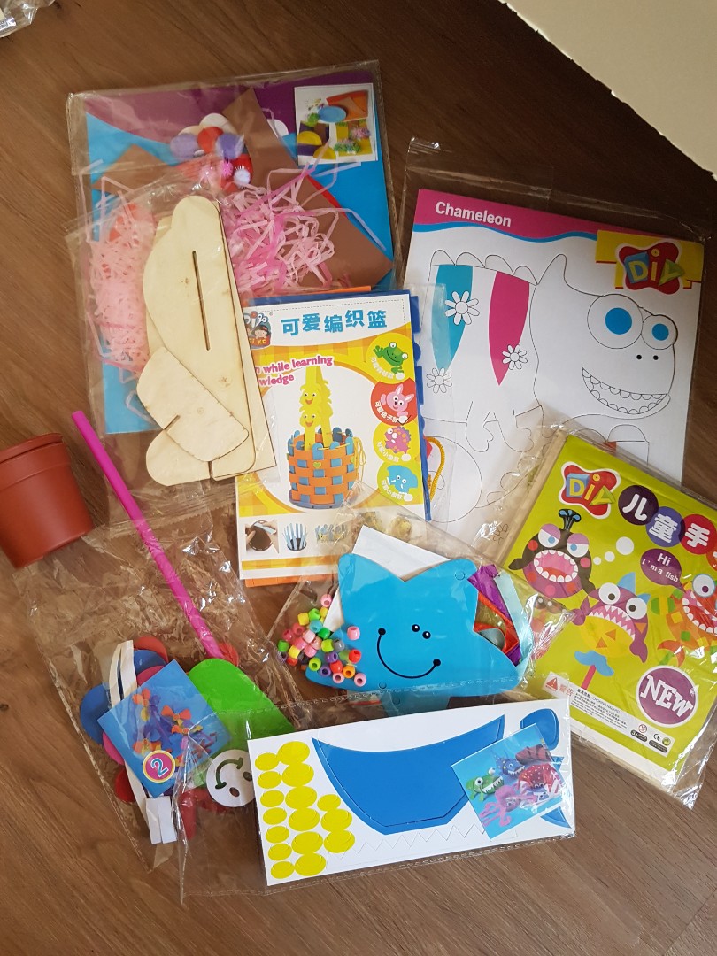 Set of creativity craft for kids, Hobbies & Toys, Toys & Games on Carousell