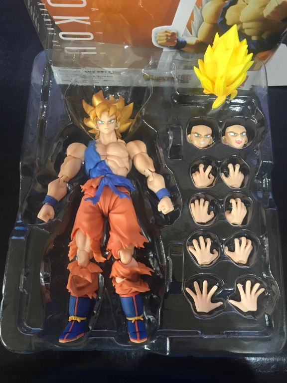 SH Figuarts Awakening Goku Customs, Hobbies & Toys, Toys & Games on Carousell
