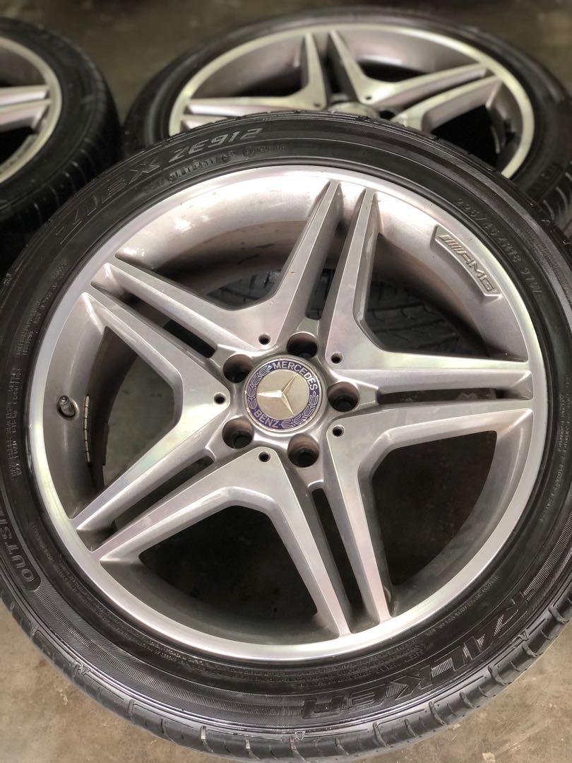 Sport Rim Mercedes Original CLA45 AMG 18, Auto Accessories on Carousell