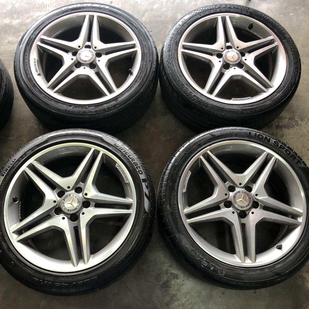 Sport Rim Mercedes Original CLA45 AMG 18, Auto Accessories on Carousell