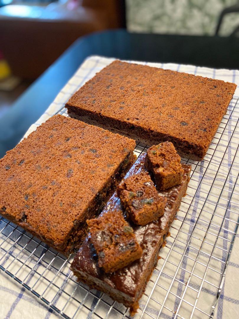 Steam fruits cake, Food & Drinks, Homemade Bakes on Carousell