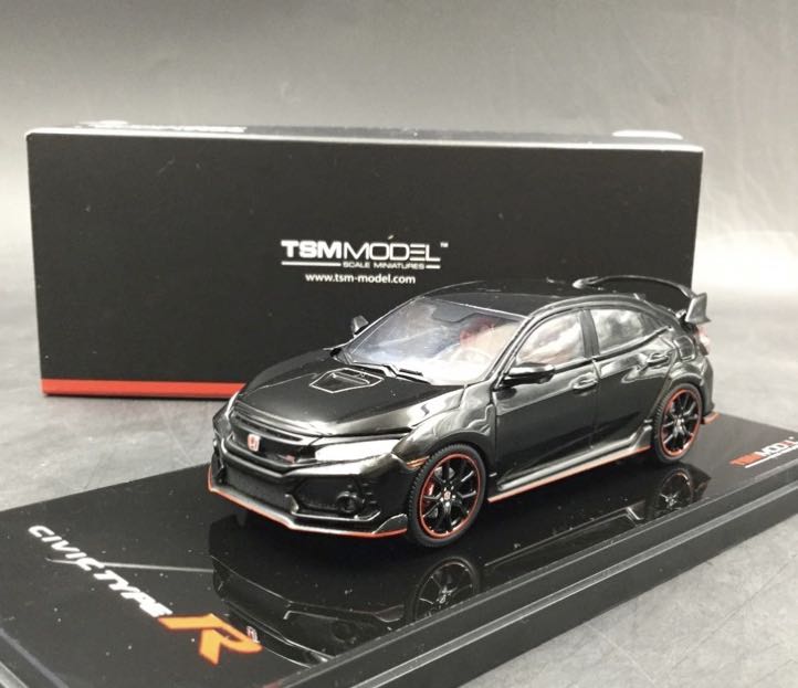 TSM 1/43 Honda Civic Type R Crystal Black Pearl (LHD) TSM430270, 興趣及遊戲 ...