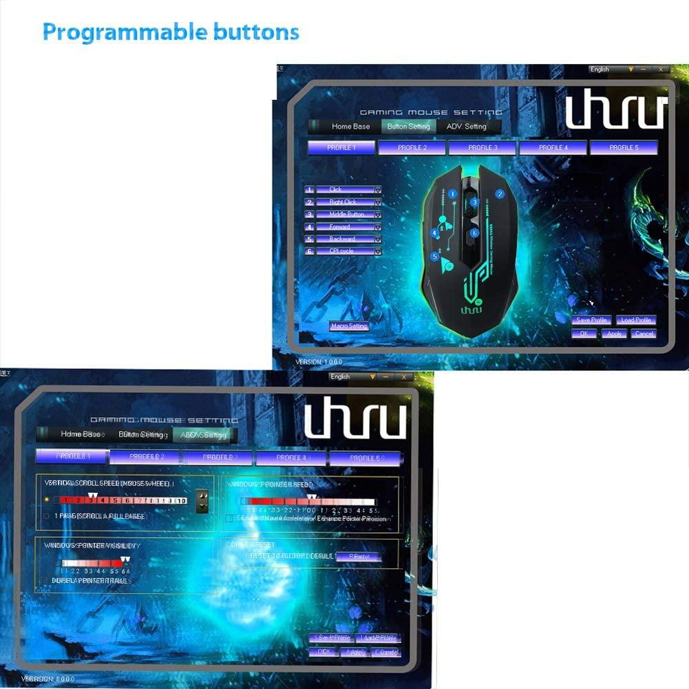UHURU Wireless Gaming Mouse Rechargeable, 電腦＆科技, 電腦周邊及配件, 電腦滑鼠及相關產品 on ...
