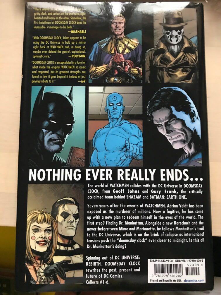 Watchmen Doomsday Clock, Hobbies & Toys, Memorabilia & Collectibles ...