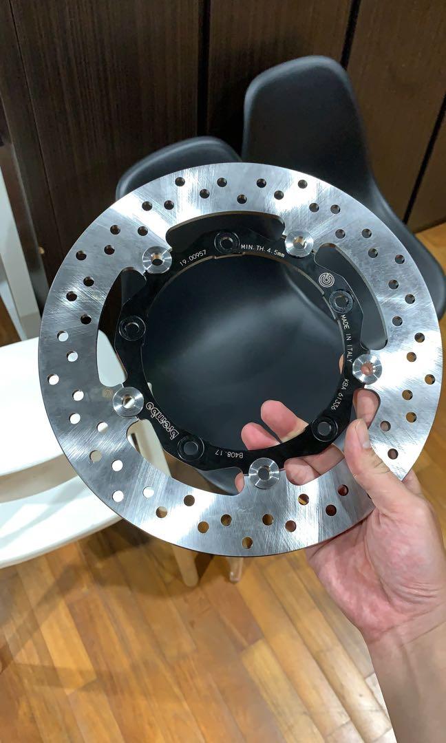 Xmax front break m4 and full floating disc, Motorcycles, Motorcycle ...