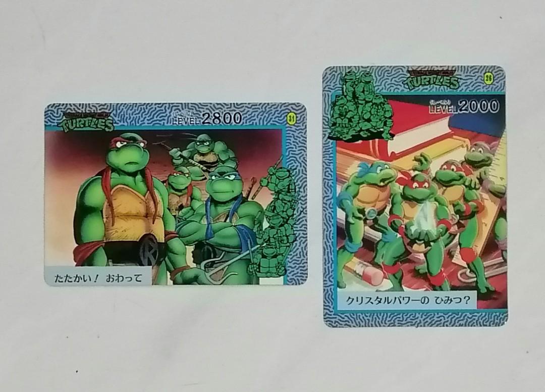 1994 Teenage Mutant Ninja Turtles Hyper Rare Japanese Trading Card ...