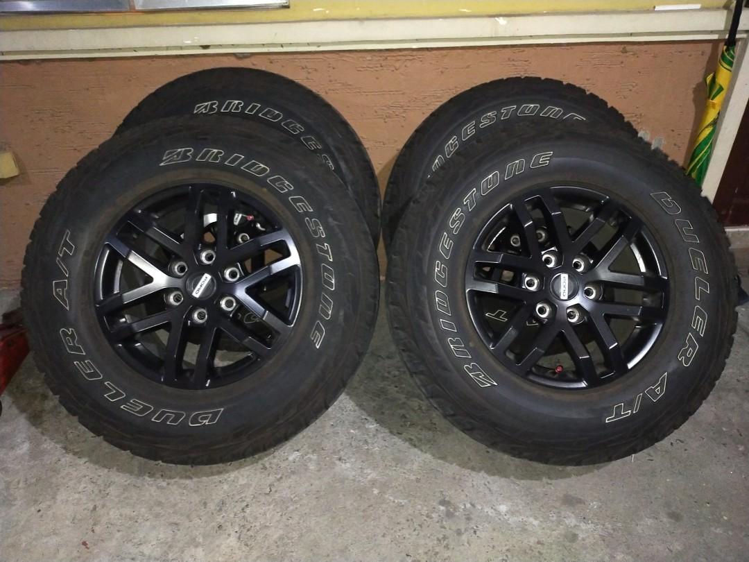Ford Ranger Raptor mags and Bridgestone AT tires, Car Parts ...