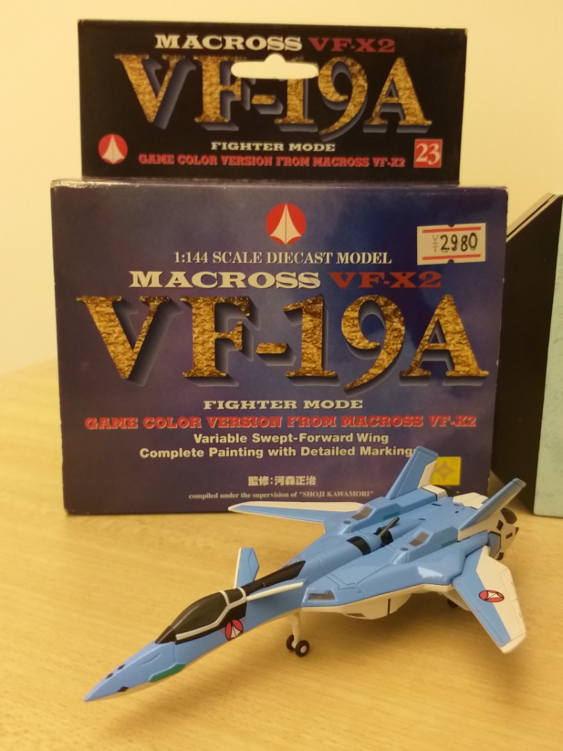 超時空要塞 Macross VF-X2 VF-19A 1:144 金屬機 河森正治監修, 興趣及遊戲, 玩具 & 遊戲類 - Carousell