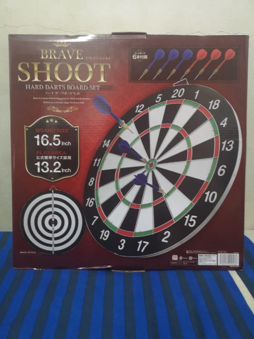 Authentic BRAVE Shoot Dart Board set, Sports, Sports & Games Equipment ...