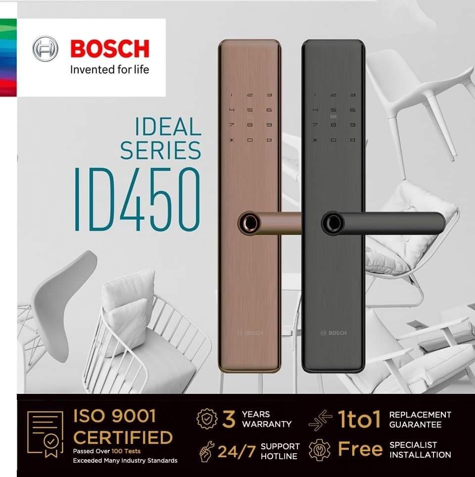 Bosch ID450 Door Digital Lock, Furniture & Home Living, Security ...