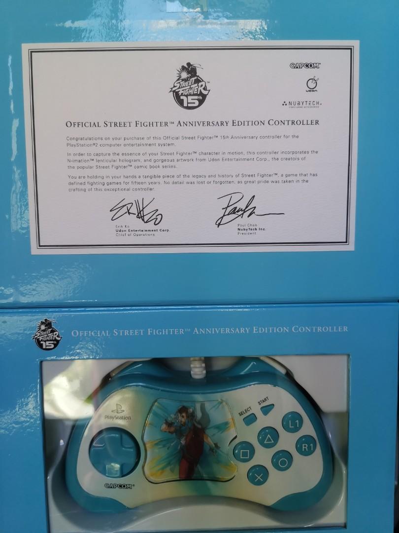 Capcom Street fighter 15th anniversary controller ps1 ps2, Video Gaming ...