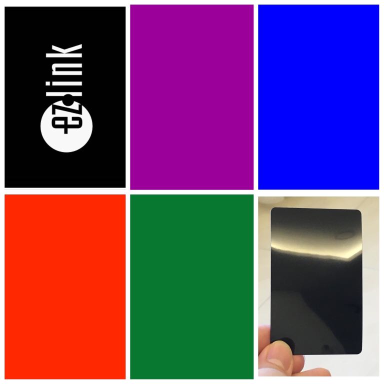 COLOUR EZLINK CARD STICKER CUSTOMISE WITH NAME OR FULL PLAIN, Design ...