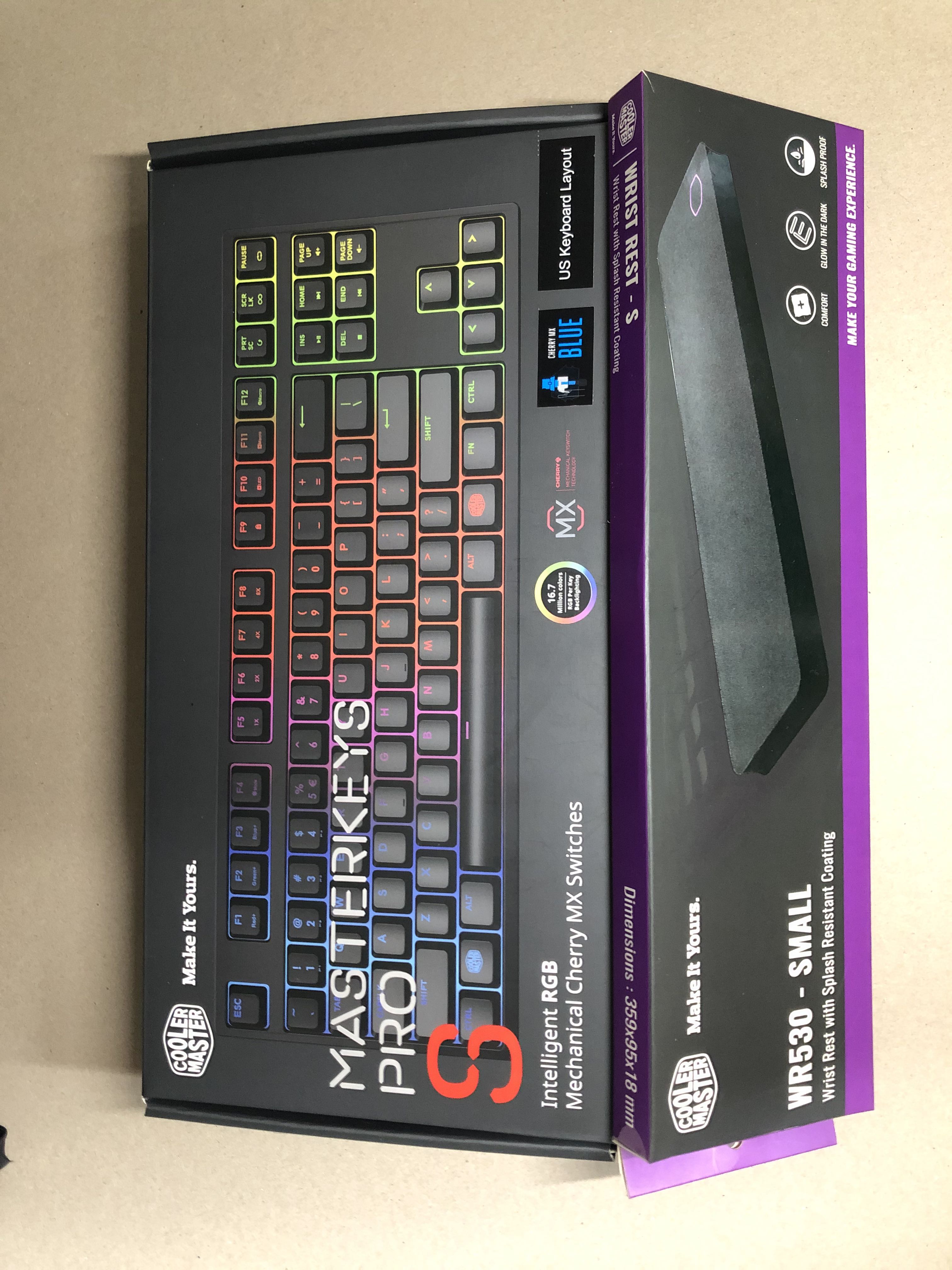 CoolerMaster MasterKeys Pro S RGB Mechanical Keyboard, Electronics ...