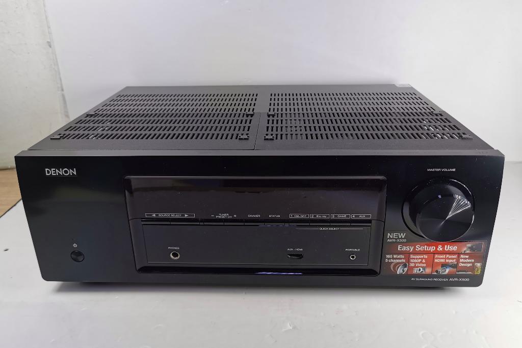 DENON AVR-X500 5.1 CHANNEL AV RECEIVER, Audio, Soundbars, Speakers ...
