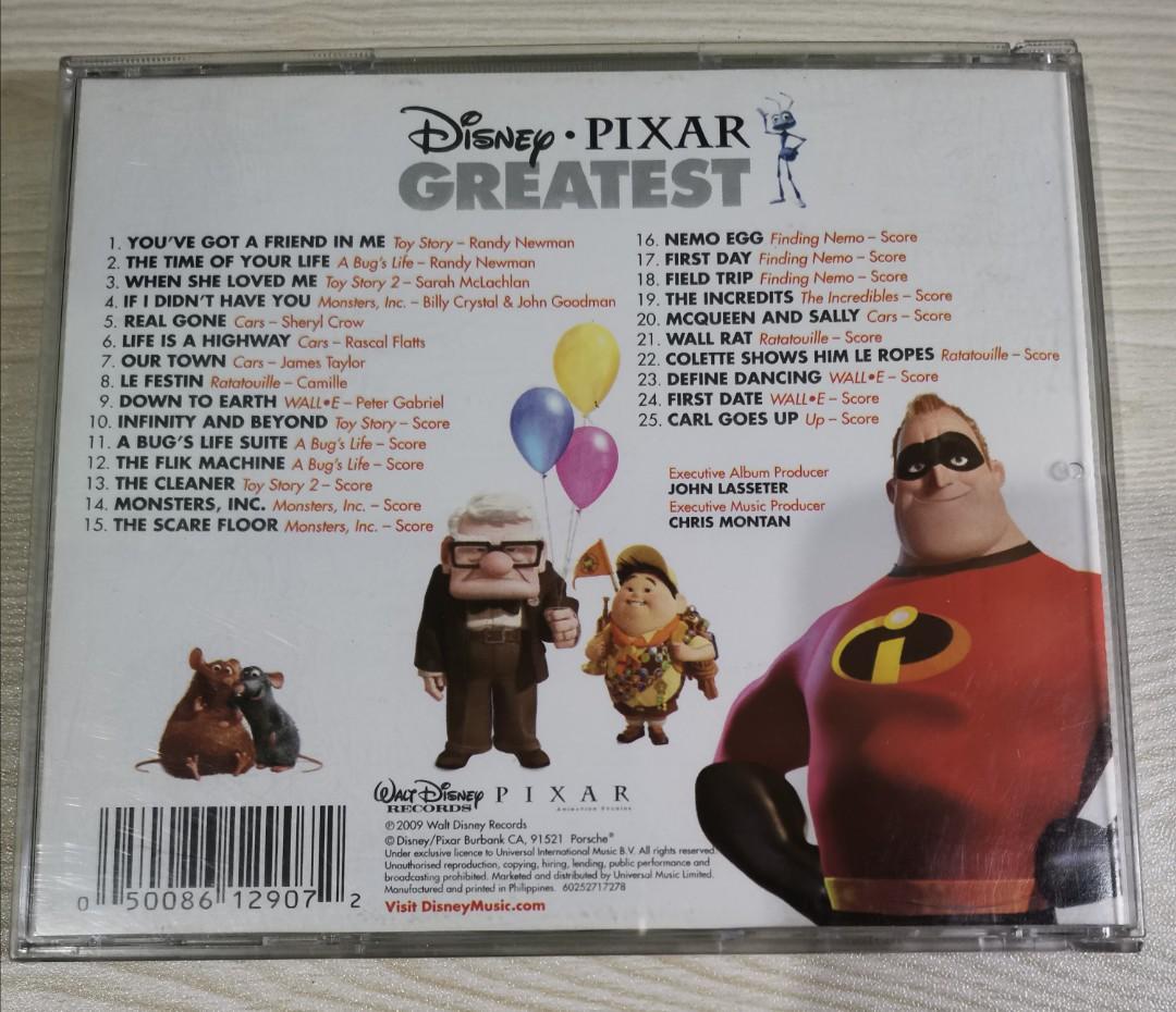 Disney Pixar Greatest, Hobbies & Toys, Music & Media, CDs & DVDs on ...