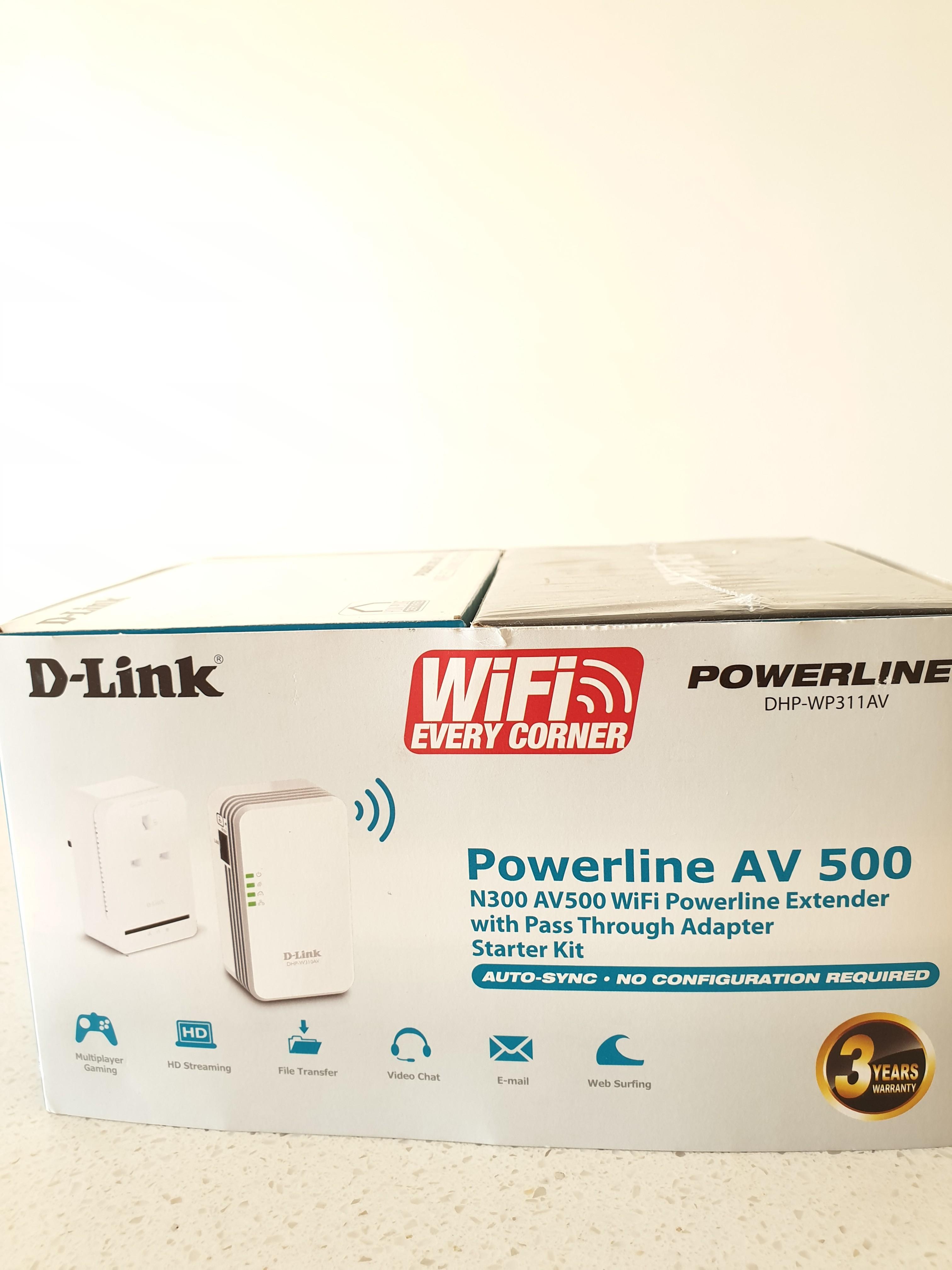 D-Link powerline AV 500, Electronics, Computers, Others on Carousell