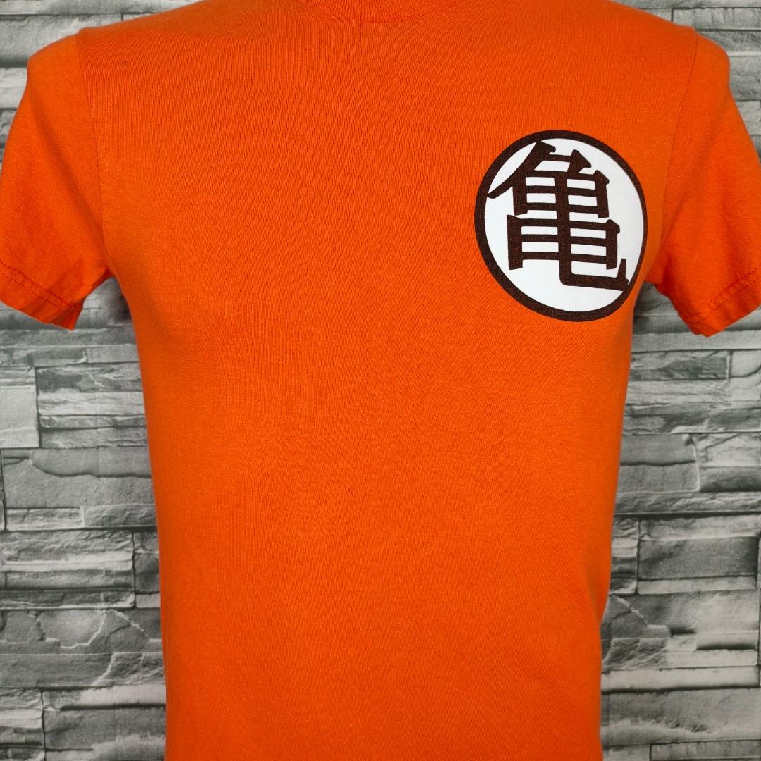 Dragon Ball Z Goku Kaio King Kai Symbol Orange Shirt, Men's Fashion ...
