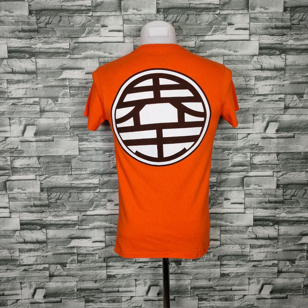 Dragon Ball Z Goku Kaio King Kai Symbol Orange Shirt, Men's Fashion ...