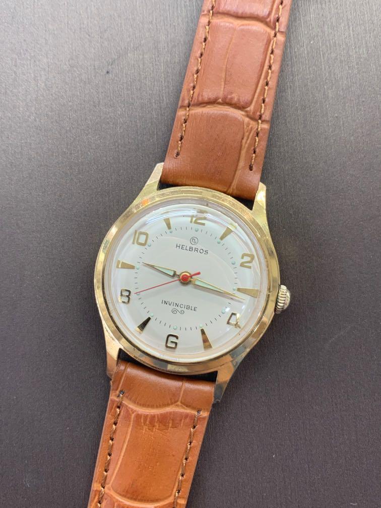 Helbros Invincible Winding Vintage Watch oubjm-1920, Luxury, Watches on ...