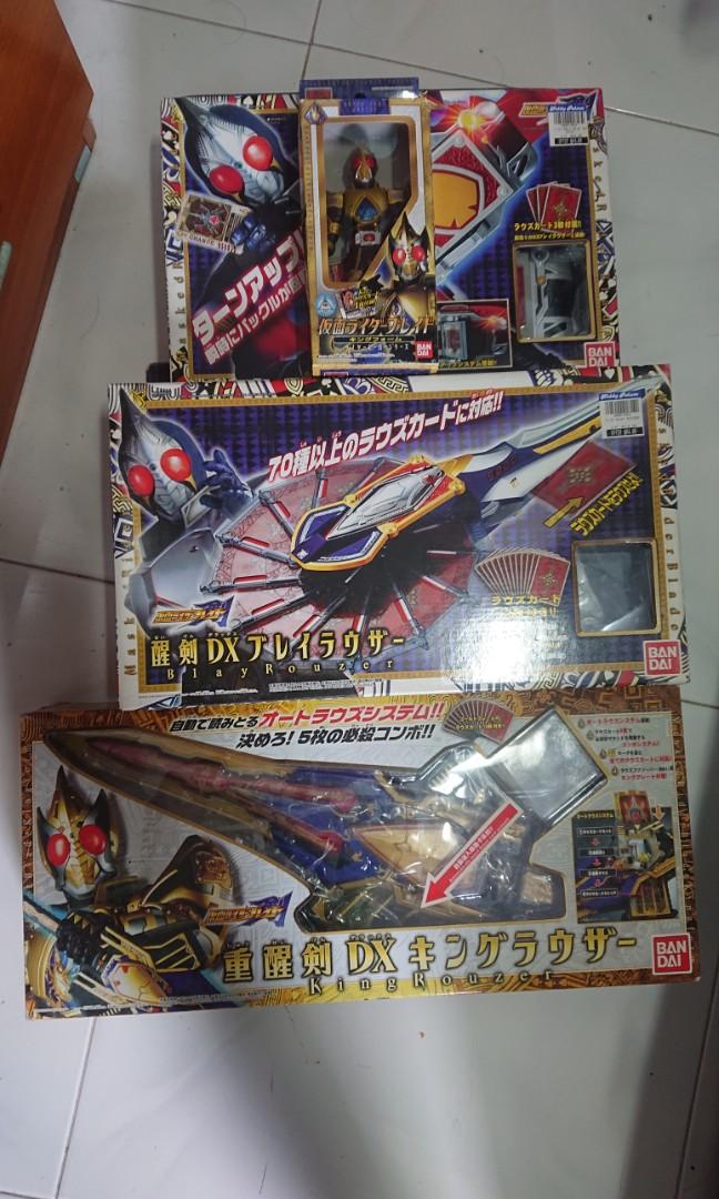 Kamen rider Blade Dx blaybuckle, blayrouzer, king rouzer, Hobbies ...