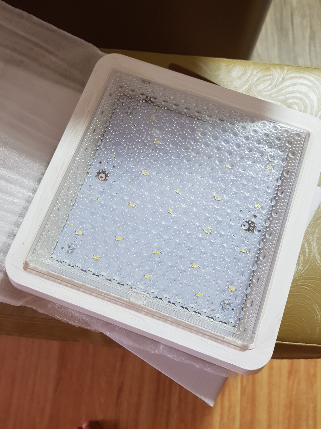 Led ceiling light (9W) (20cm X 20cm), Furniture & Home Living, Lighting ...