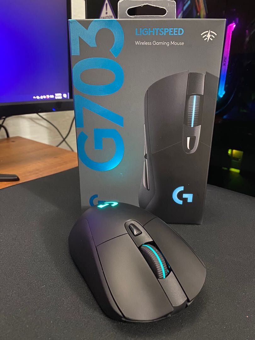 Logitech G703 Hero Lightspeed WIRELESS RGB Mouse, Computers & Tech ...
