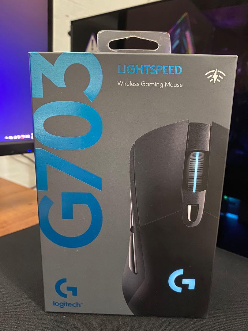 Logitech G703 Hero Lightspeed WIRELESS RGB Mouse, Computers & Tech ...