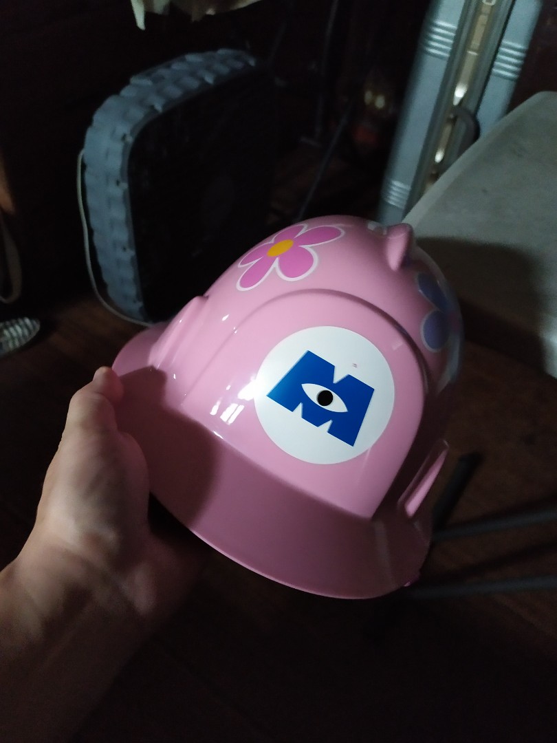 Monsters inc helmet hard cap, Hobbies & Toys, Toys & Games on Carousell