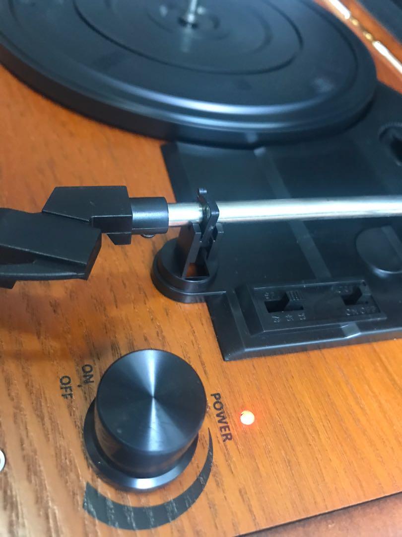 MUSITREND Turntable Portable Suitcase Record Player with Built-in ...