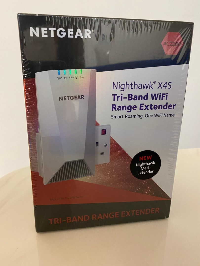 Netgear Nighthawk X4S WiFi Extender, 電腦＆科技, 電腦周邊及配件, Wifi及上網相關產品 ...