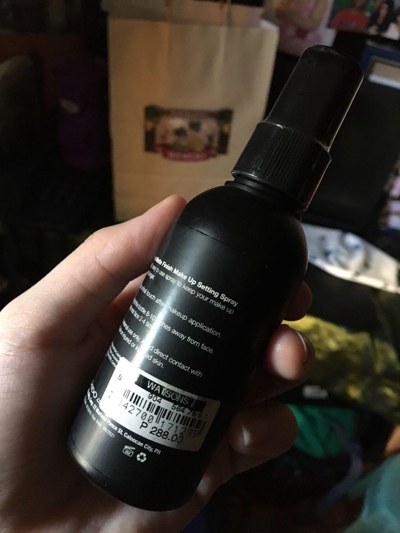 Nichido Matte Finish Setting Spray, Beauty & Personal Care, Hands ...