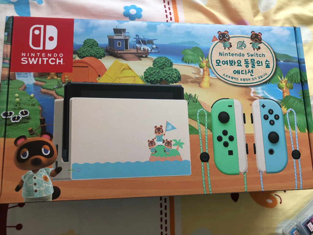 Nintendo switch animal crossing GEN 2 console, Video Gaming, Video ...