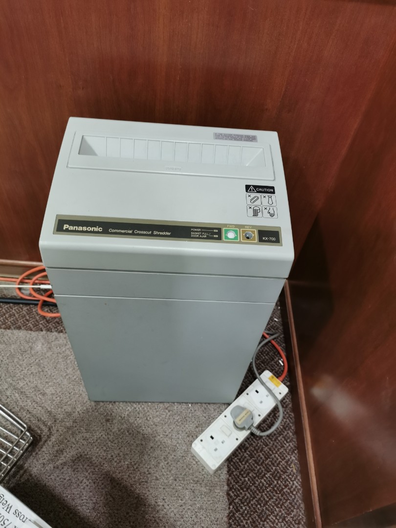Panasonic paper shredder, Computers & Tech, Office & Business ...
