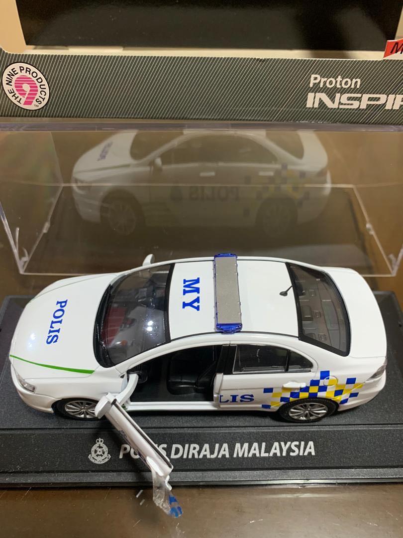 PDRM Polis Diraja Malaysia Proton Inspira Die Cast Model Car Scale 1:32 ...