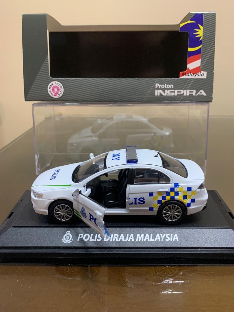 PDRM Polis Diraja Malaysia Proton Inspira Die Cast Model Car Scale 1:32 ...