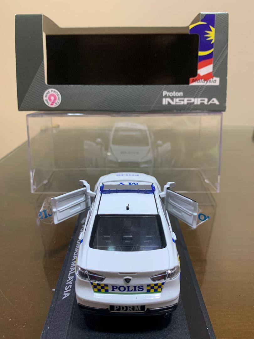 PDRM Polis Diraja Malaysia Proton Inspira Die Cast Model Car Scale 1:32 ...