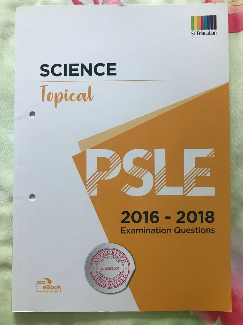 PSLE SCIENCE 2016-2018 with answer sheet, Hobbies & Toys, Books ...