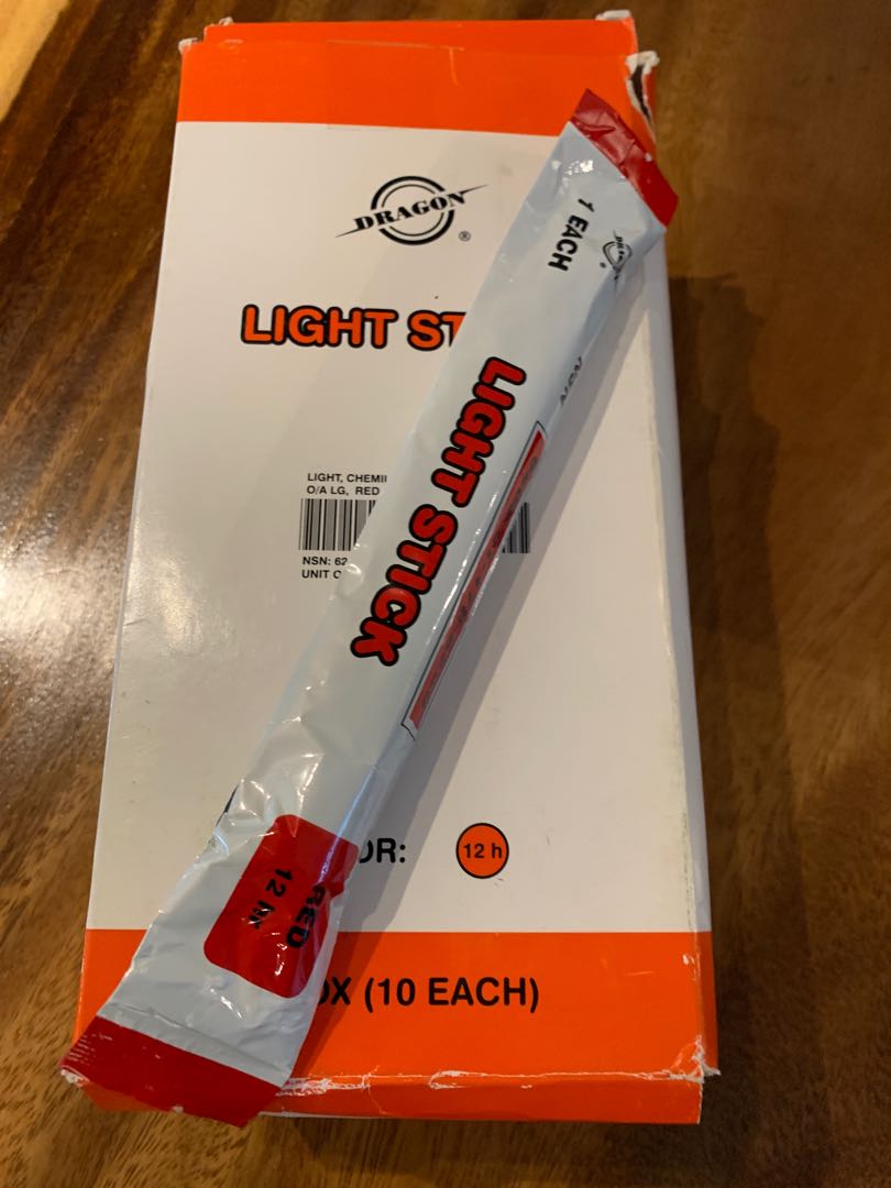Red Light sticks (10 pcs per box), Furniture & Home Living, Lighting ...