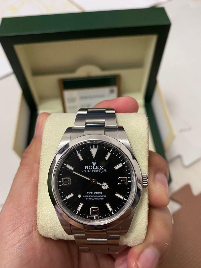 Rolex explorer 1 model 214270, Luxury, Watches on Carousell