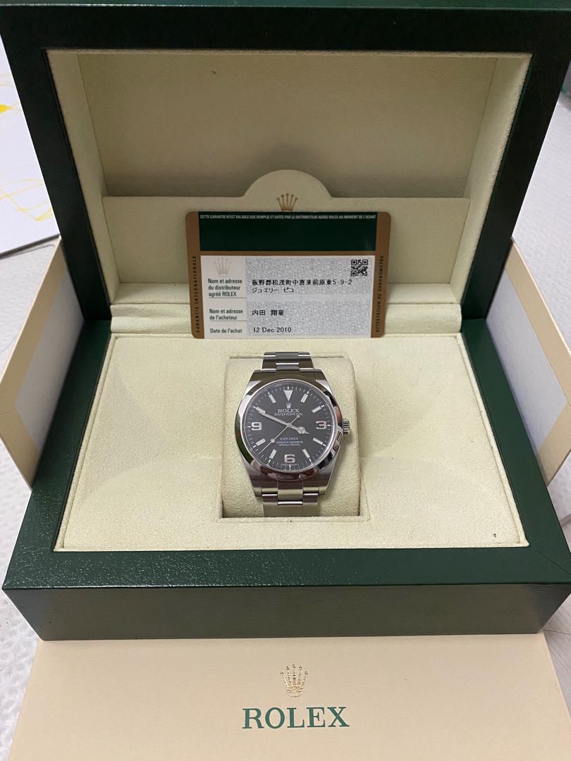 Rolex explorer 1 model 214270, Luxury, Watches on Carousell