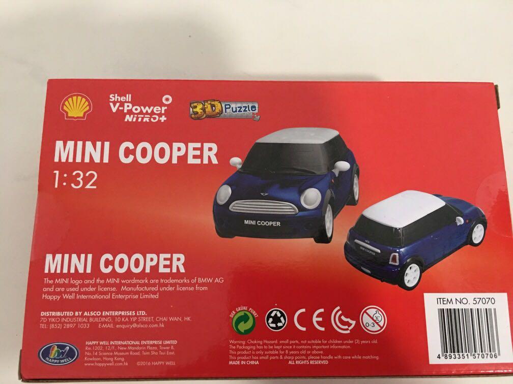 SHELL V POWER 3D PUZZLES WITH SELF ASSEMBLY KIT, Toys & Games, Bricks ...